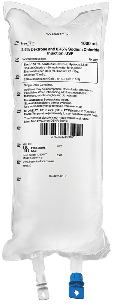 Mixed Dextrose–Sodium Chloride Solutions | Fresenius Kabi IV Therapy