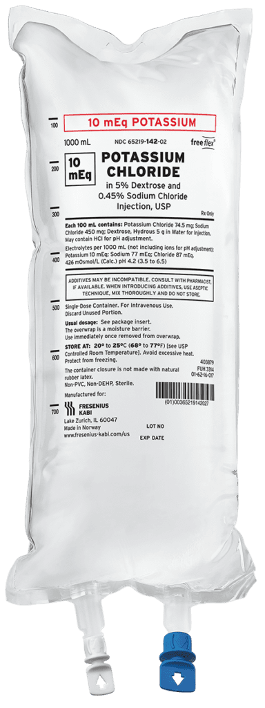 Potassium Chloride Solutions | Fresenius Kabi IV Therapy