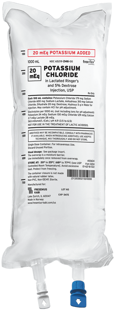 Potassium Chloride Solutions | Fresenius Kabi IV Therapy