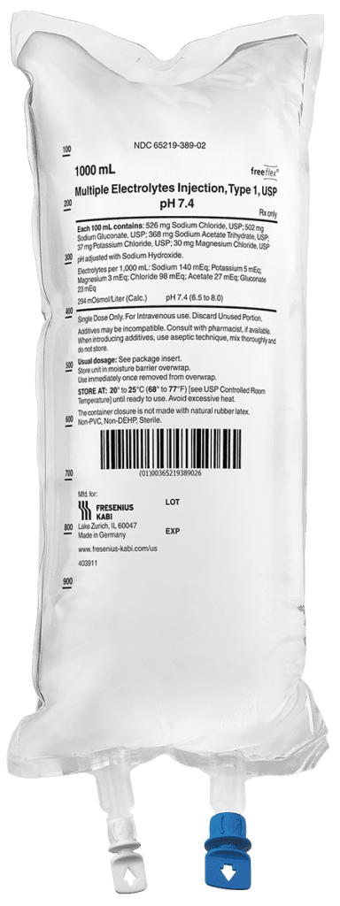 Sodium Chloride / Electrolyte Solutions | Fresenius Kabi IV Therapy